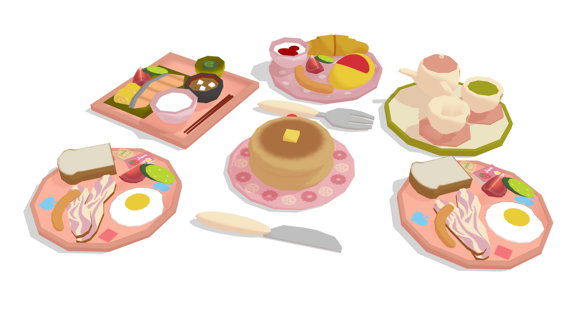 Play Food Set A - Emipon by MMDFakewings18 on DeviantArt