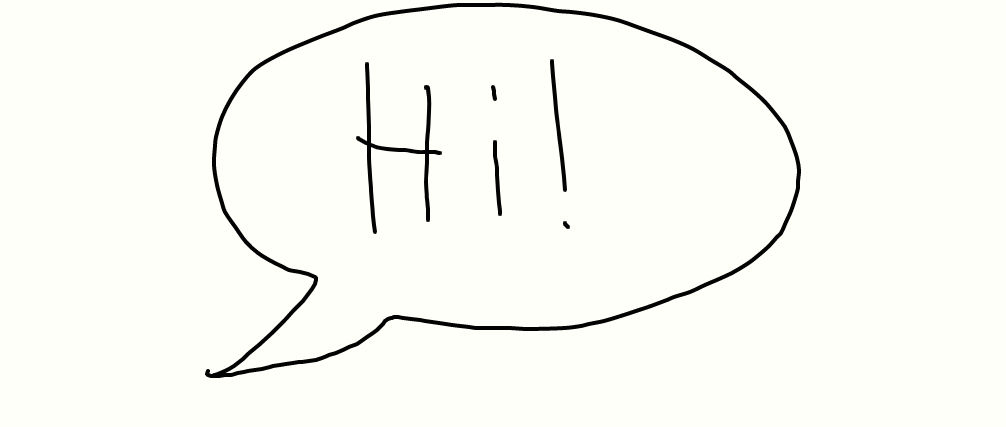 Misc. - Hi Speech Bubble by worldofcaitlyn on DeviantArt