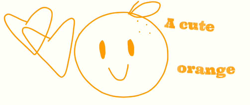 Misc. - Cute Orange Doodle by worldofcaitlyn on DeviantArt