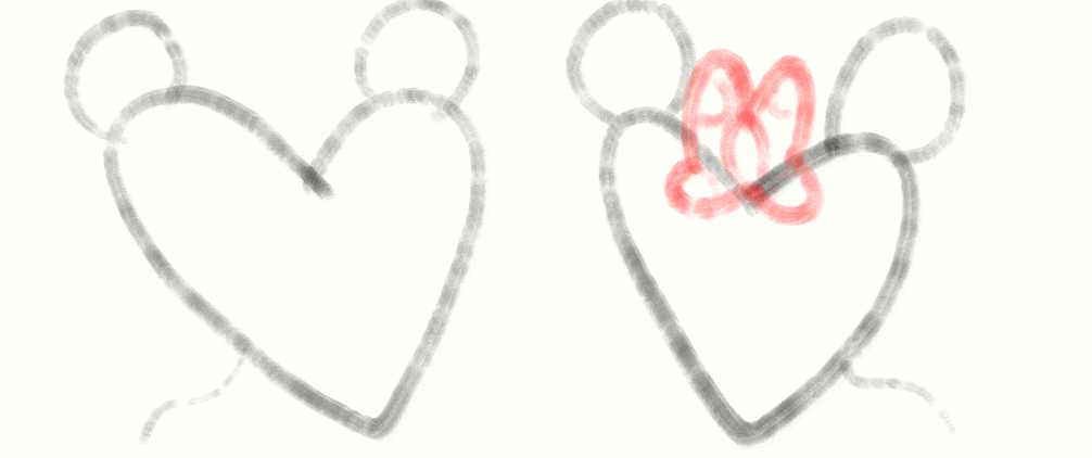 MMaF - Mickey And Minnie Hearts by worldofcaitlyn on DeviantArt