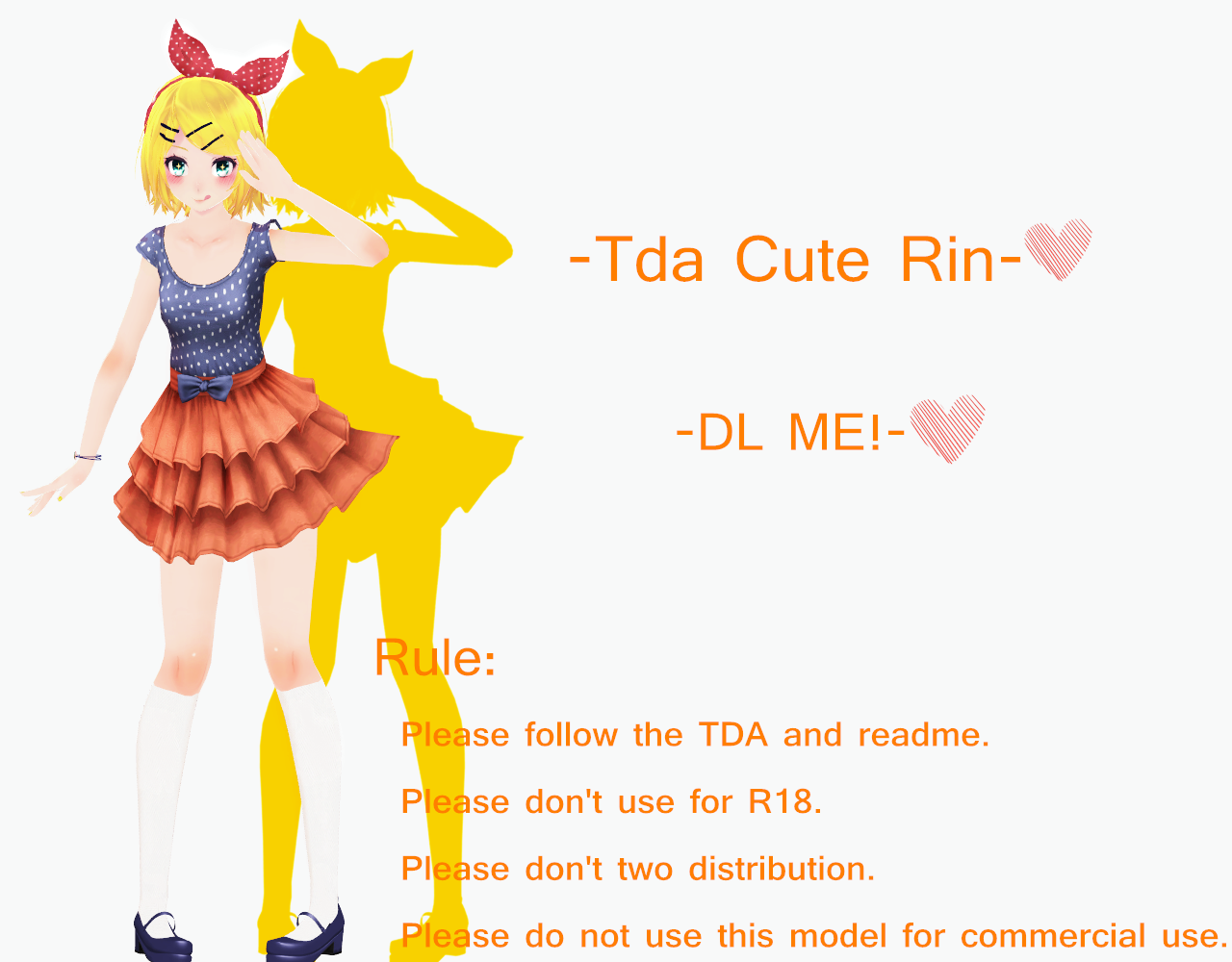 TDA Cute Rin by Skykoki on DeviantArt