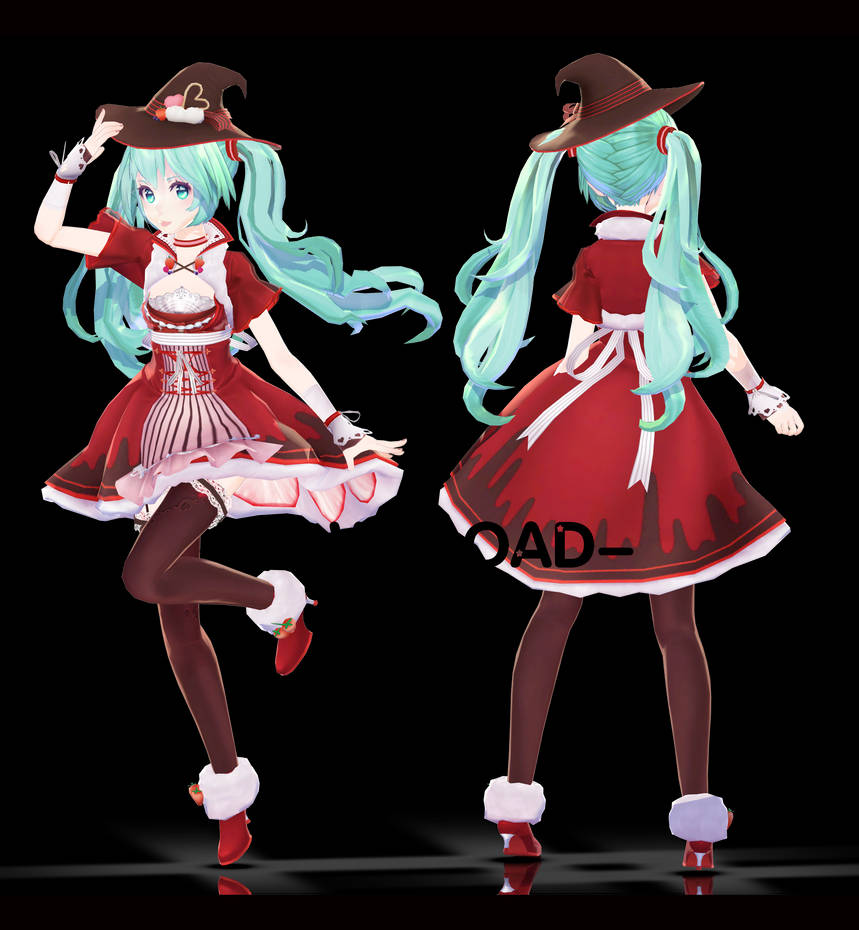 Tda Strawberry Witch Miku by Skykoki on DeviantArt