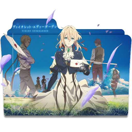 icon folder - Violet Evergarden v3 by mujibu-kun on DeviantArt