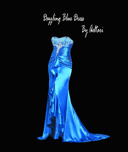 Dazzling Blue Dress by Aeltari on DeviantArt