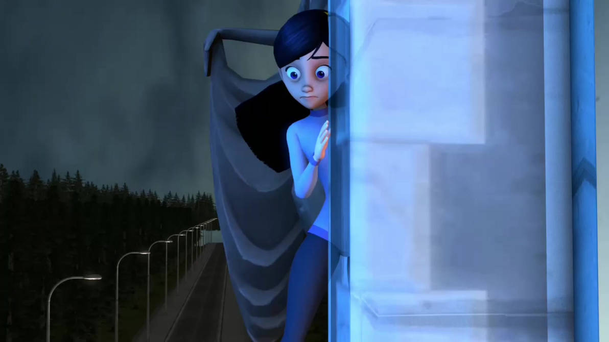 SNEAK PEEK - Violet on ledge by OnTheEdgeHT on DeviantArt