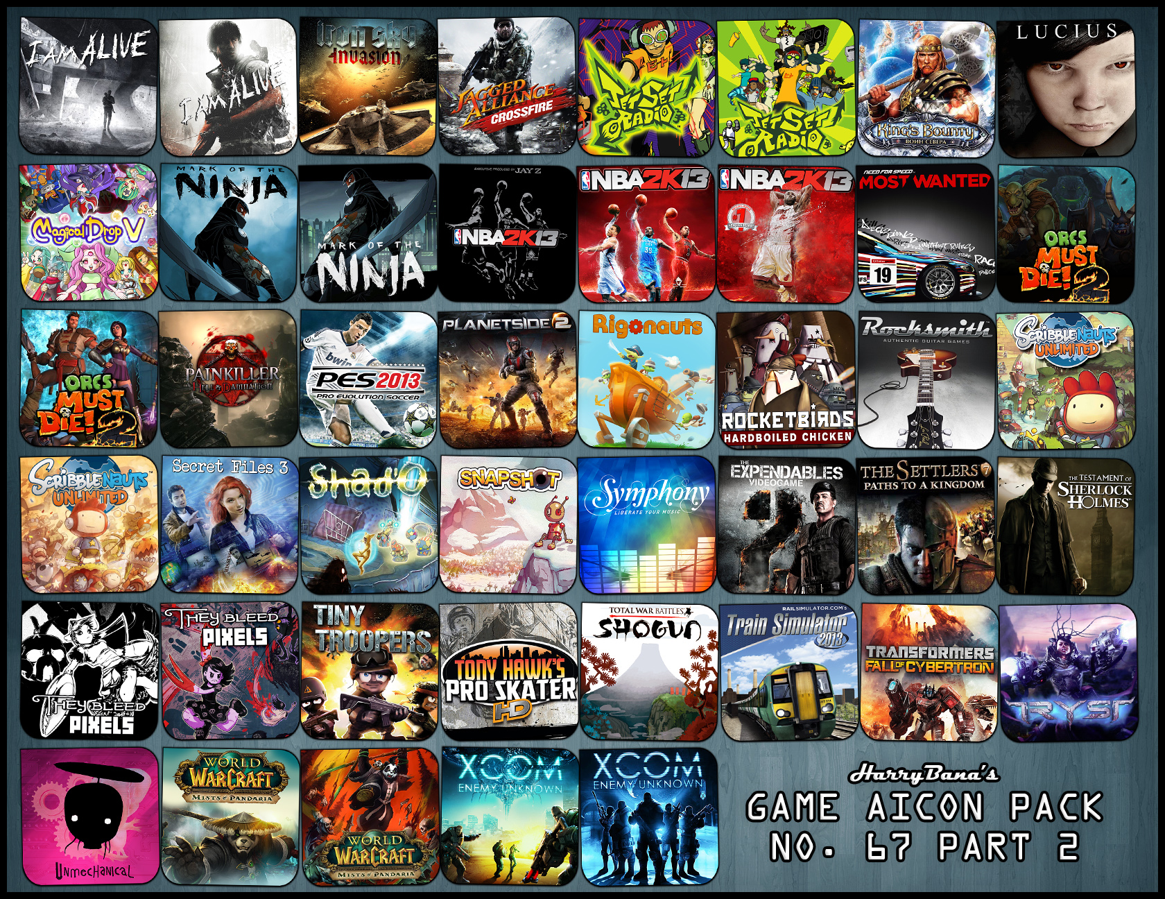 Game Aicon Pack 67 Part 2 by HarryBana on DeviantArt