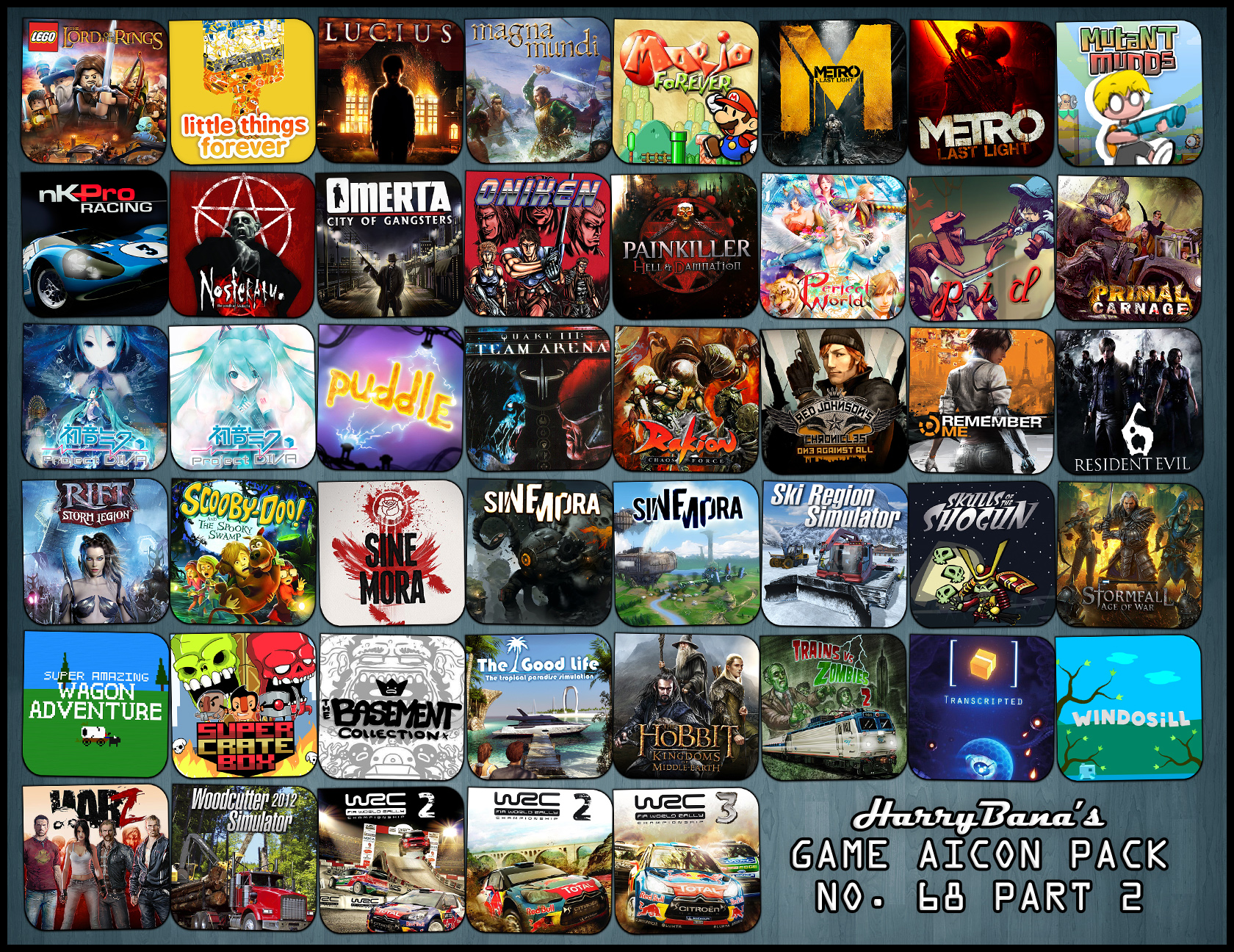 Game Aicon Pack 68 Part 2 by HarryBana on DeviantArt