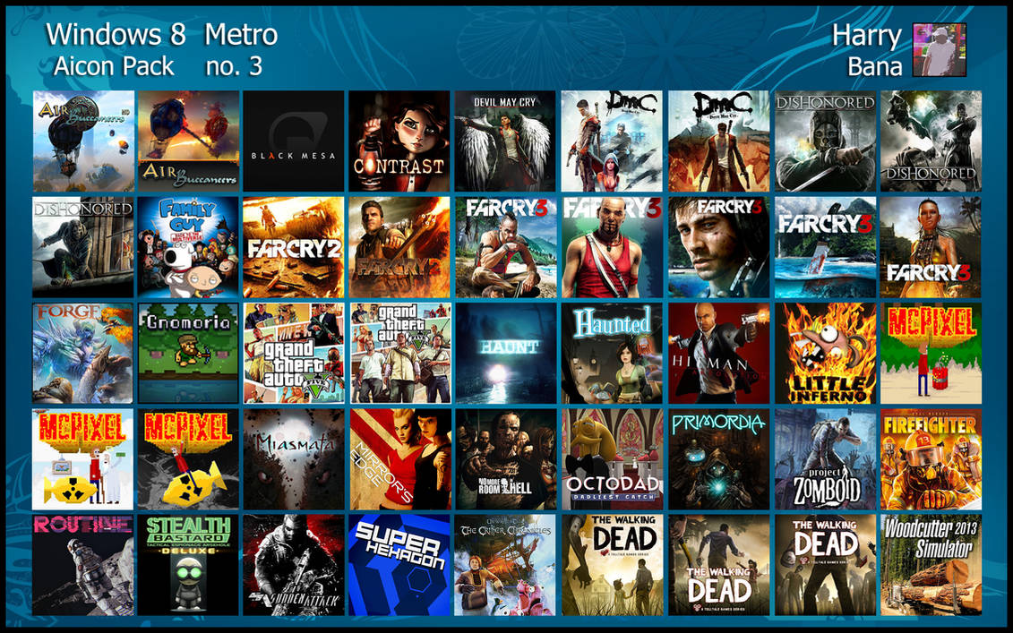 Windows 8 Metro Aicon Pack 3 by HarryBana on DeviantArt
