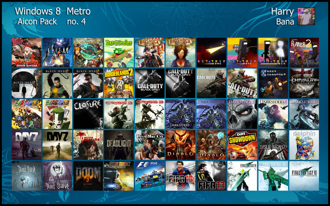 Windows 8 Metro Aicon Pack 4 by HarryBana on DeviantArt