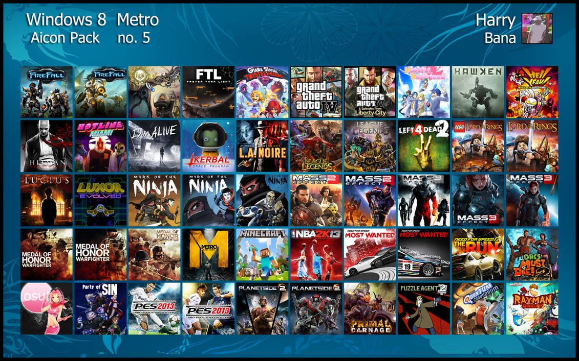 Windows 8 Metro Aicon Pack 5 by HarryBana on DeviantArt