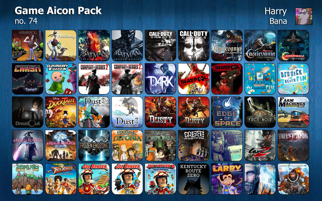 Game Aicon Pack 74 by HarryBana on DeviantArt