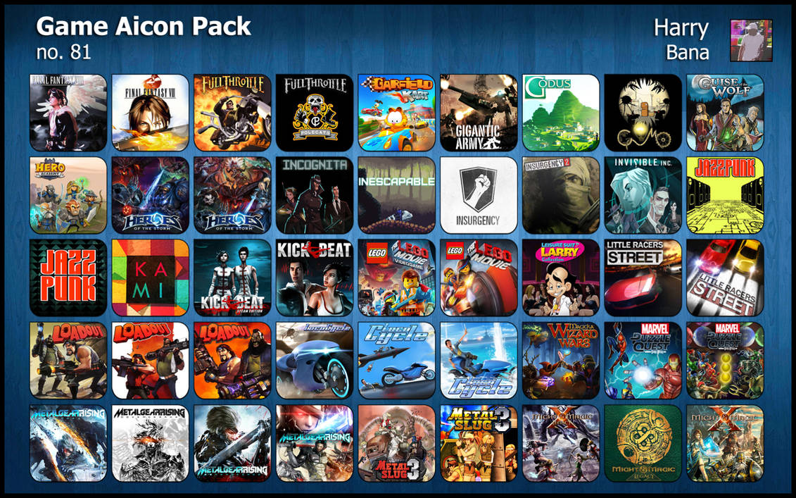 Game Aicon Pack 81 by HarryBana on DeviantArt