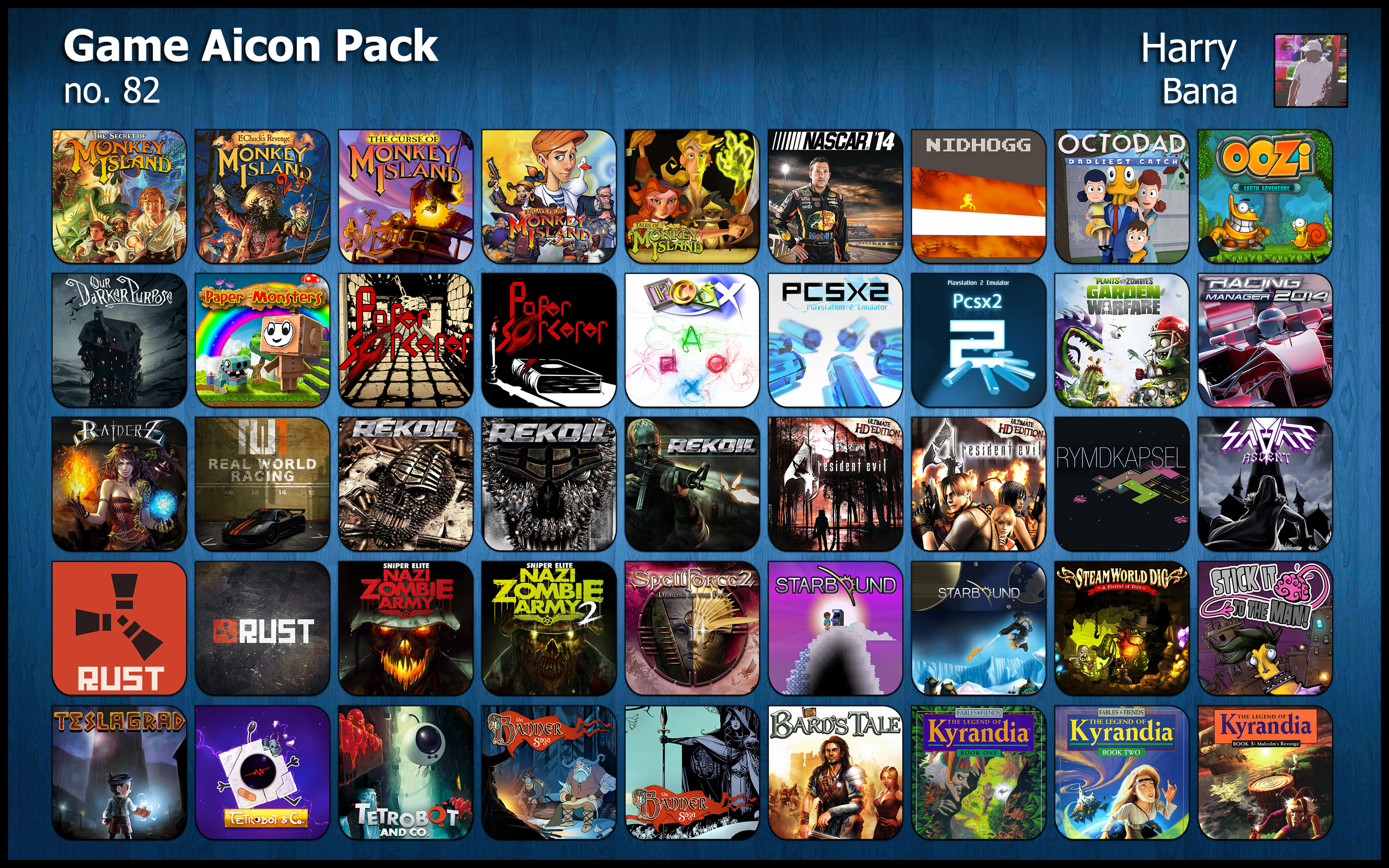 Game Aicon Pack 82 by HarryBana on DeviantArt