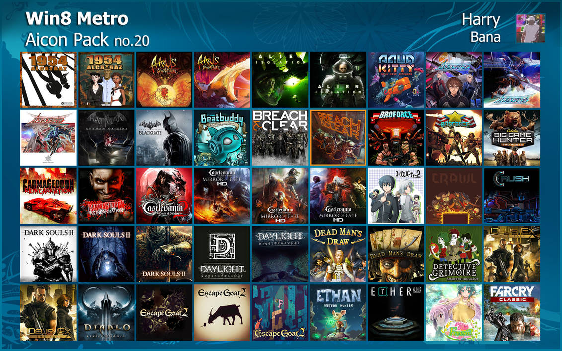 Windows 8 Metro Aicon Pack 20 by HarryBana on DeviantArt