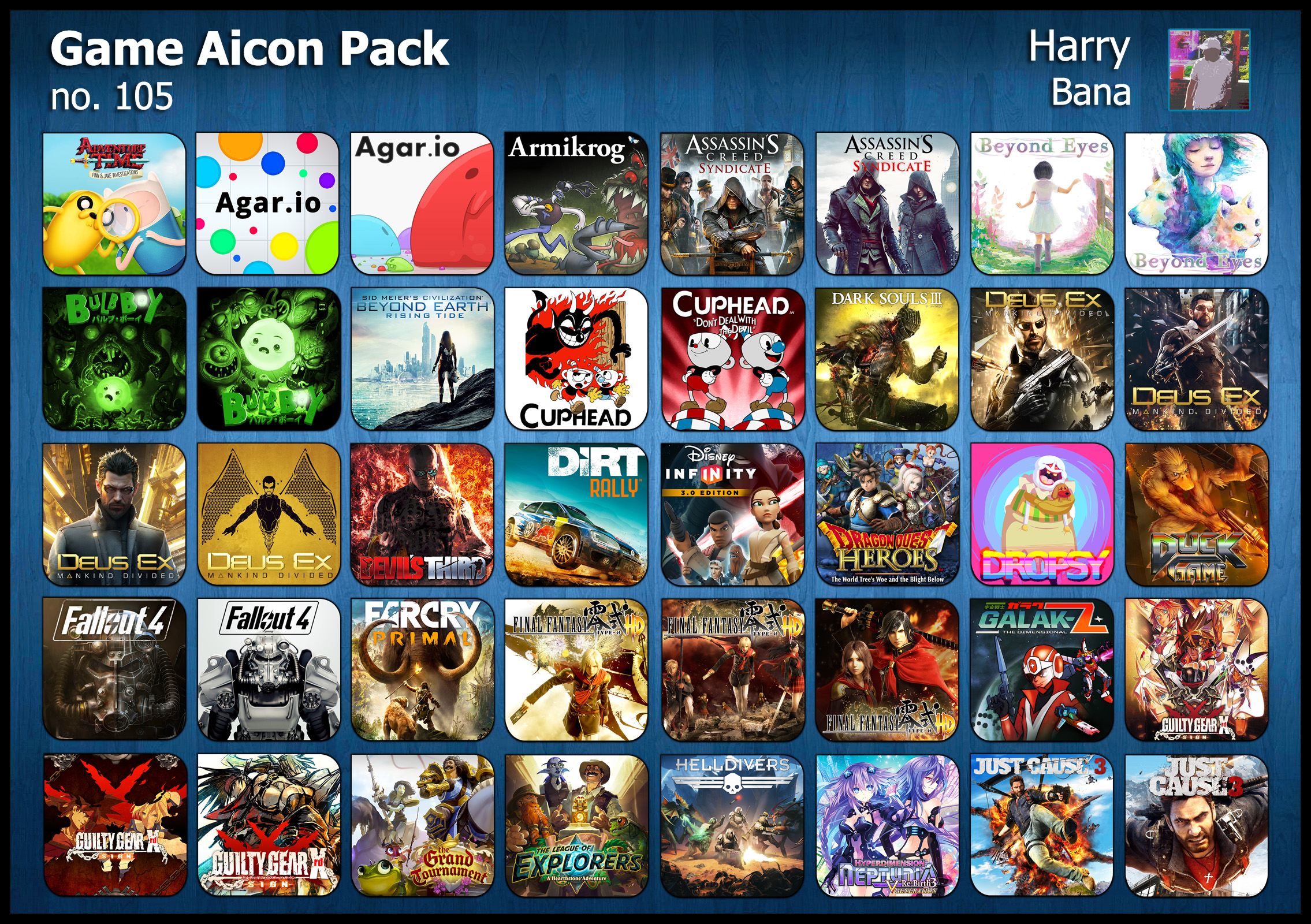Game Aicon Pack 105 by HarryBana on DeviantArt