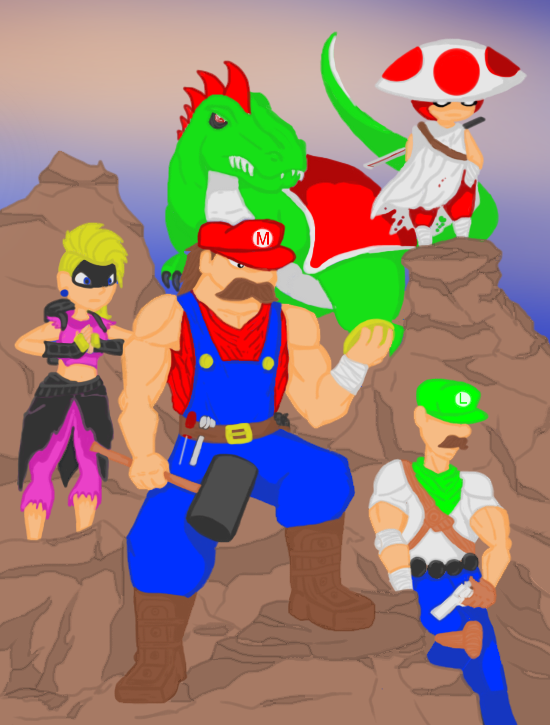 Apocalypse Mario by 2theend on DeviantArt