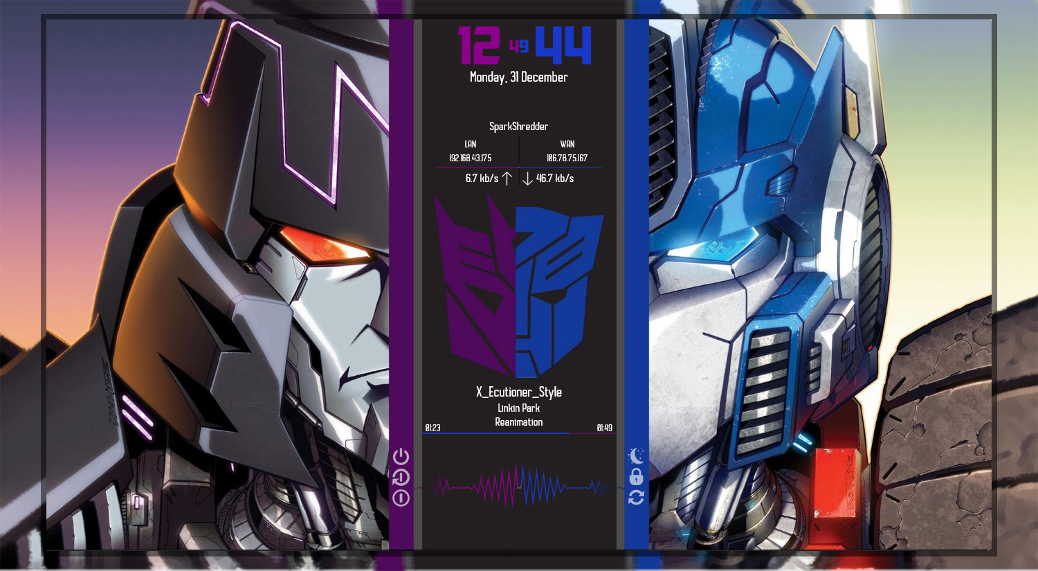 Megamus | Rainmeter Skin by SparkShredder on DeviantArt