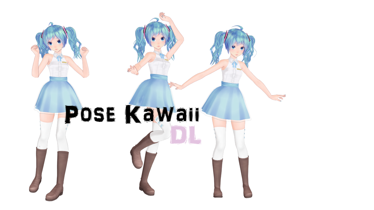 Pose Kawaii +DL by canaiiOwO on DeviantArt