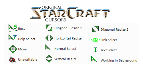 Starcraft Original Cursors by kayllena on DeviantArt