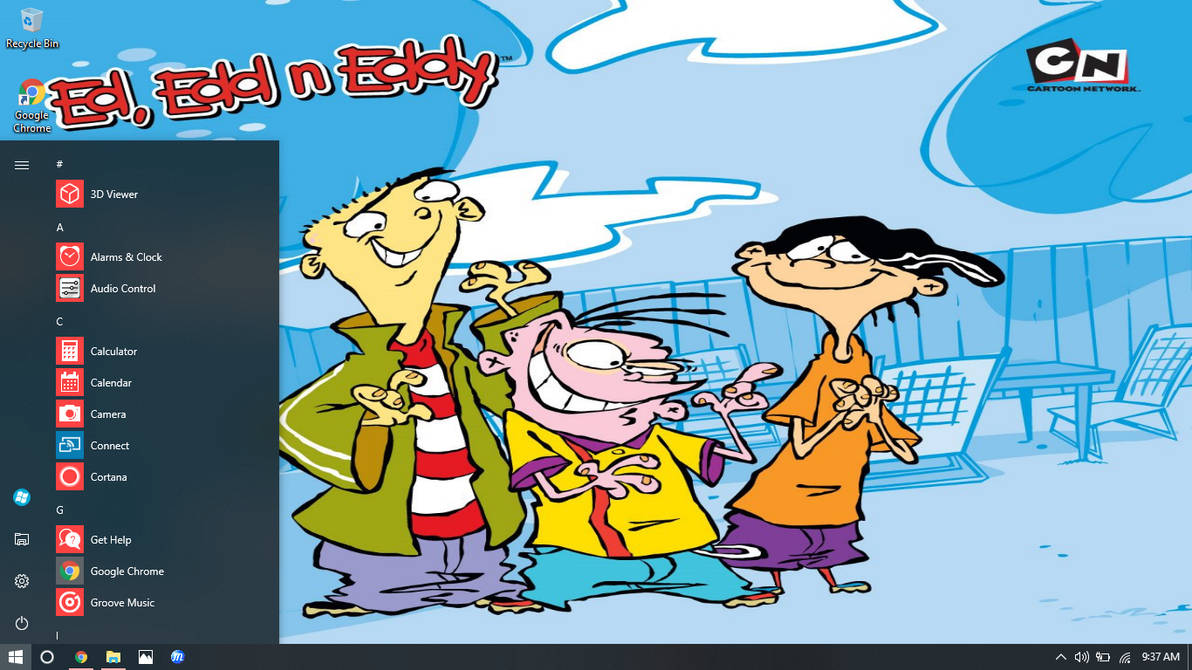 Ed, Edd, and Eddy theme for windows 10 by WinkeyCtrlR on DeviantArt