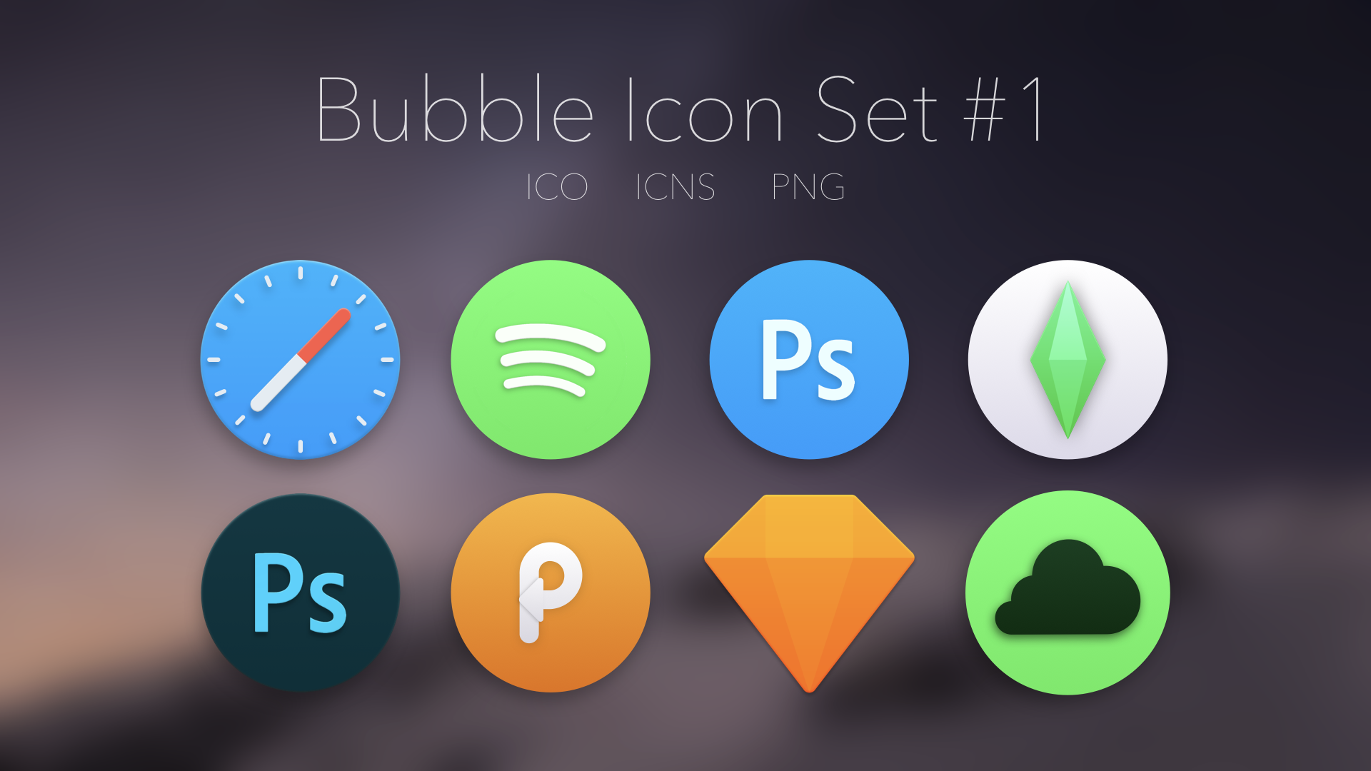 Bubble Icon Set #1 by xXMrMustashesXx on DeviantArt