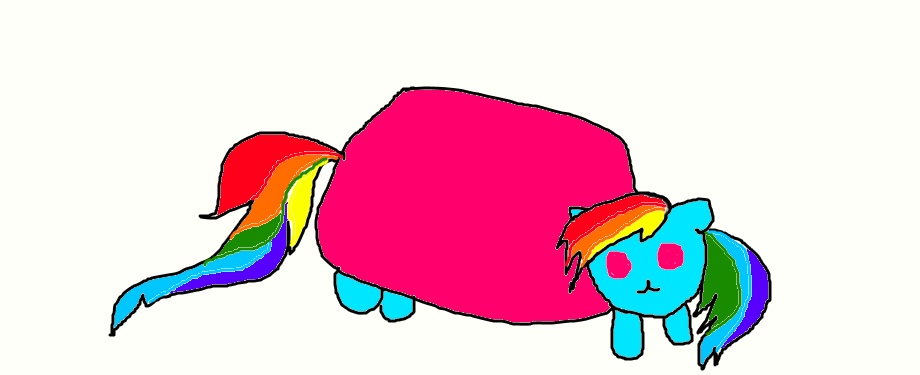 rainbow nyan by flutter1234 on DeviantArt