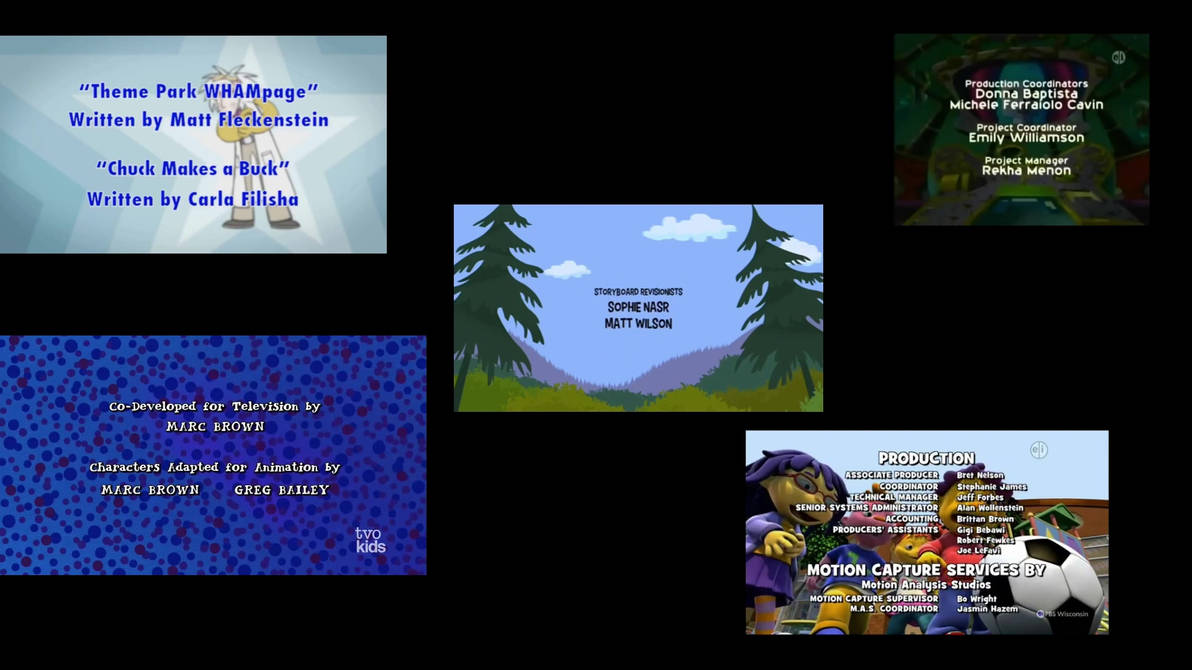 6 PBS Kids shows credit mix by EACKitsuneko on DeviantArt