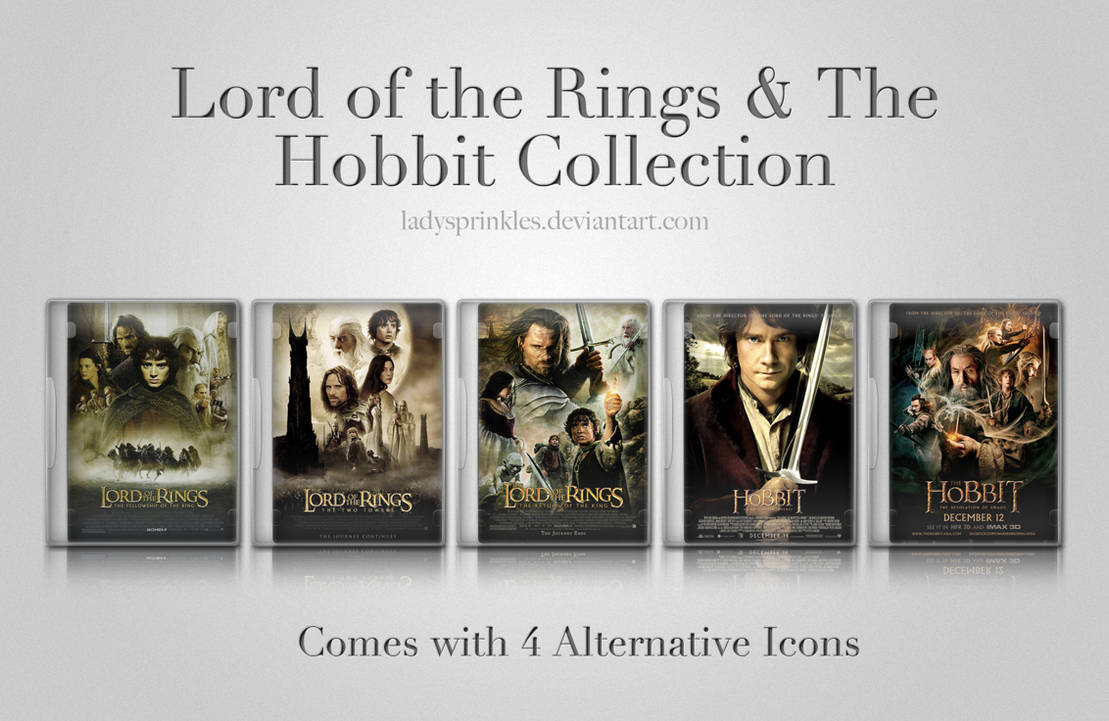 Lord of the Rings and The Hobbit Icon Collection by LadySprinkles on ...