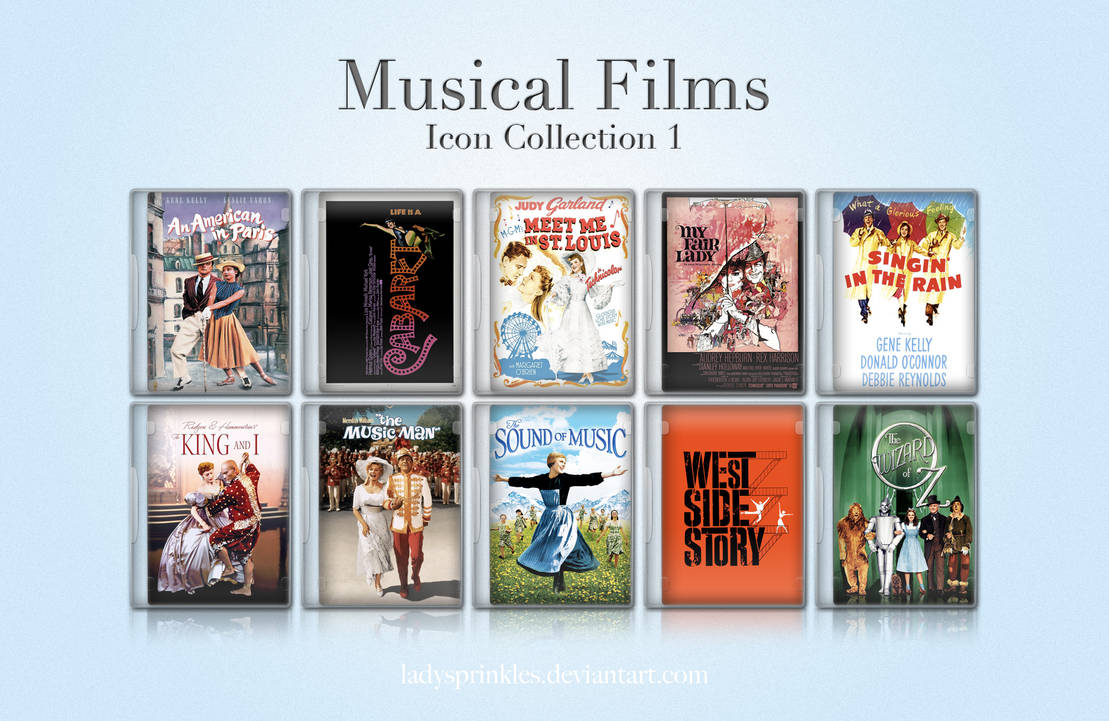 Classics - Musical Film Icon Collection 1 by LadySprinkles on DeviantArt