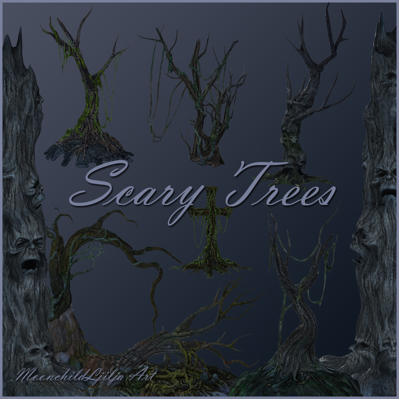 Scary Trees png by moonchild-ljilja on DeviantArt