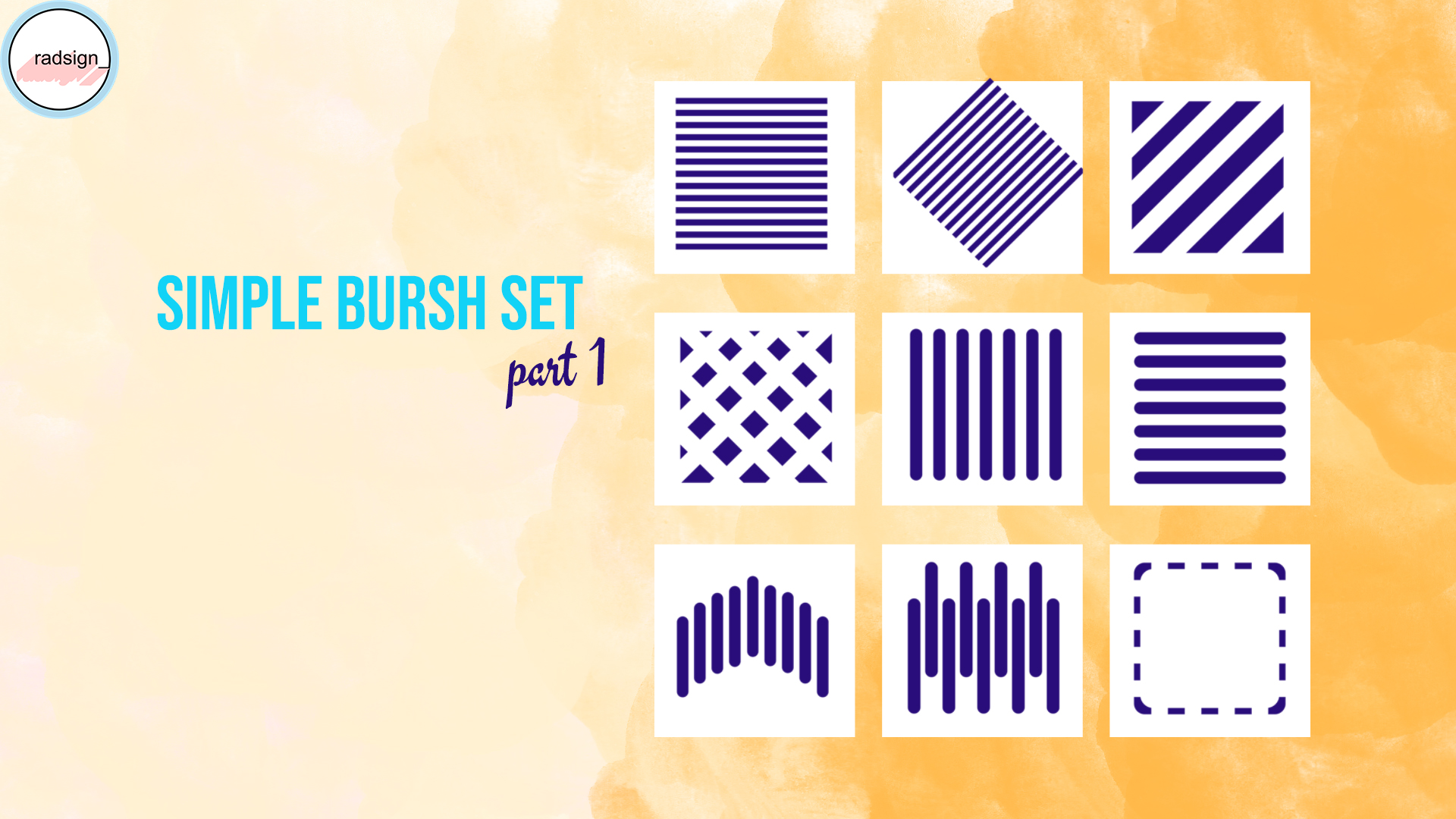 Simple Brush Set Part 1 by radsign on DeviantArt