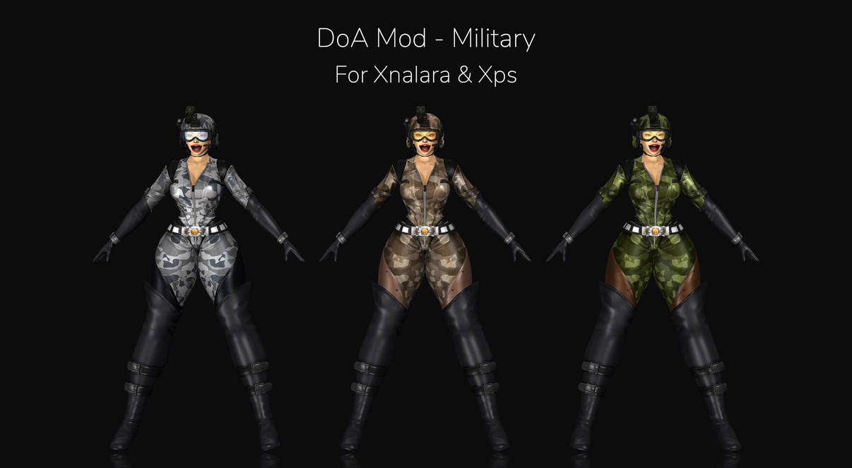 DoA Mod - Military Girls by Omnirex on DeviantArt