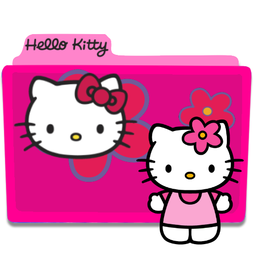 Hello Kitty Folder Icon by KairaPlatypus on DeviantArt