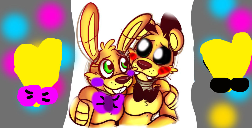 Golden freddy and toy spring bonnie by goldenzapdos21 on DeviantArt