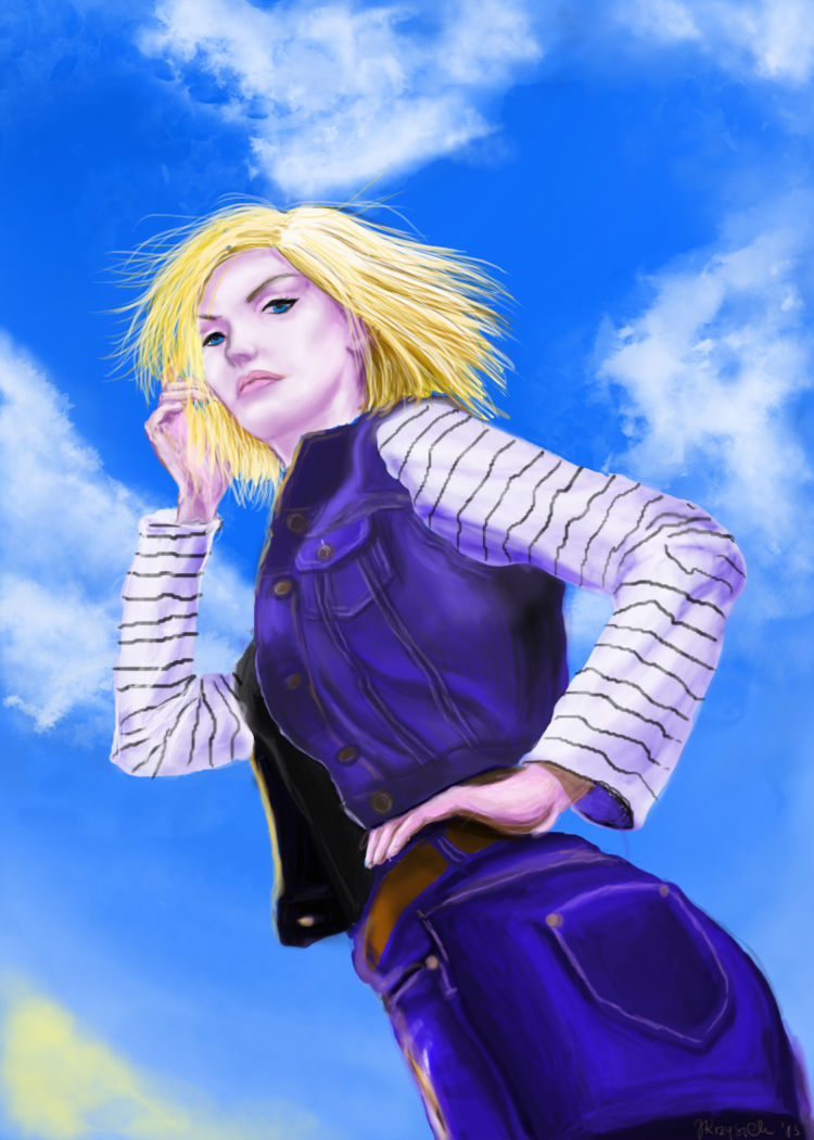Android 18 by RainOfFantasies on DeviantArt