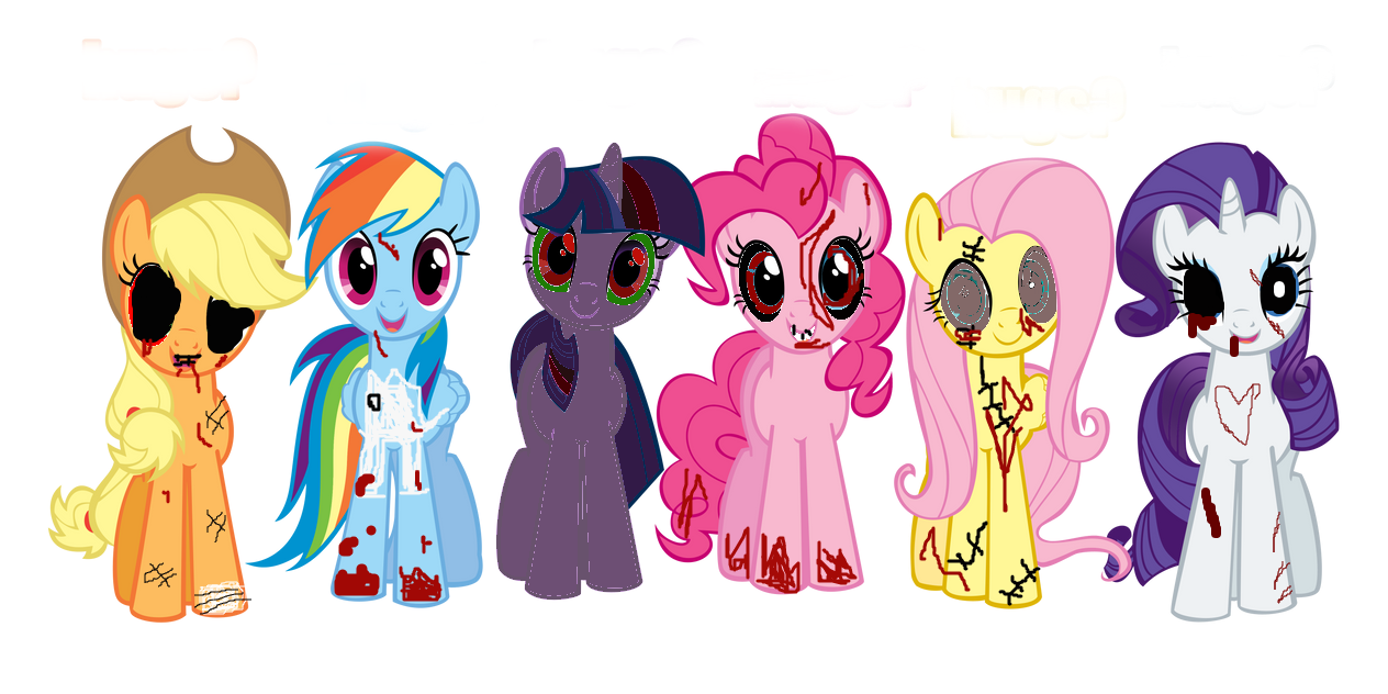 Grimdark Multiverse Mane Six by Scootaloo98686 on DeviantArt