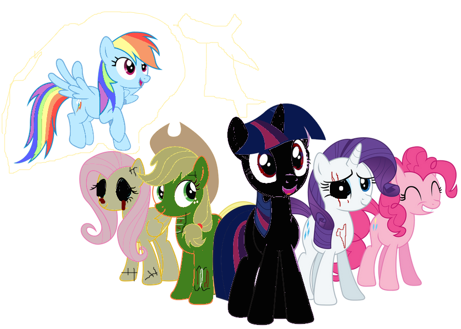 The Mane Six ( Dark Multiverse ) by Scootaloo98686 on DeviantArt