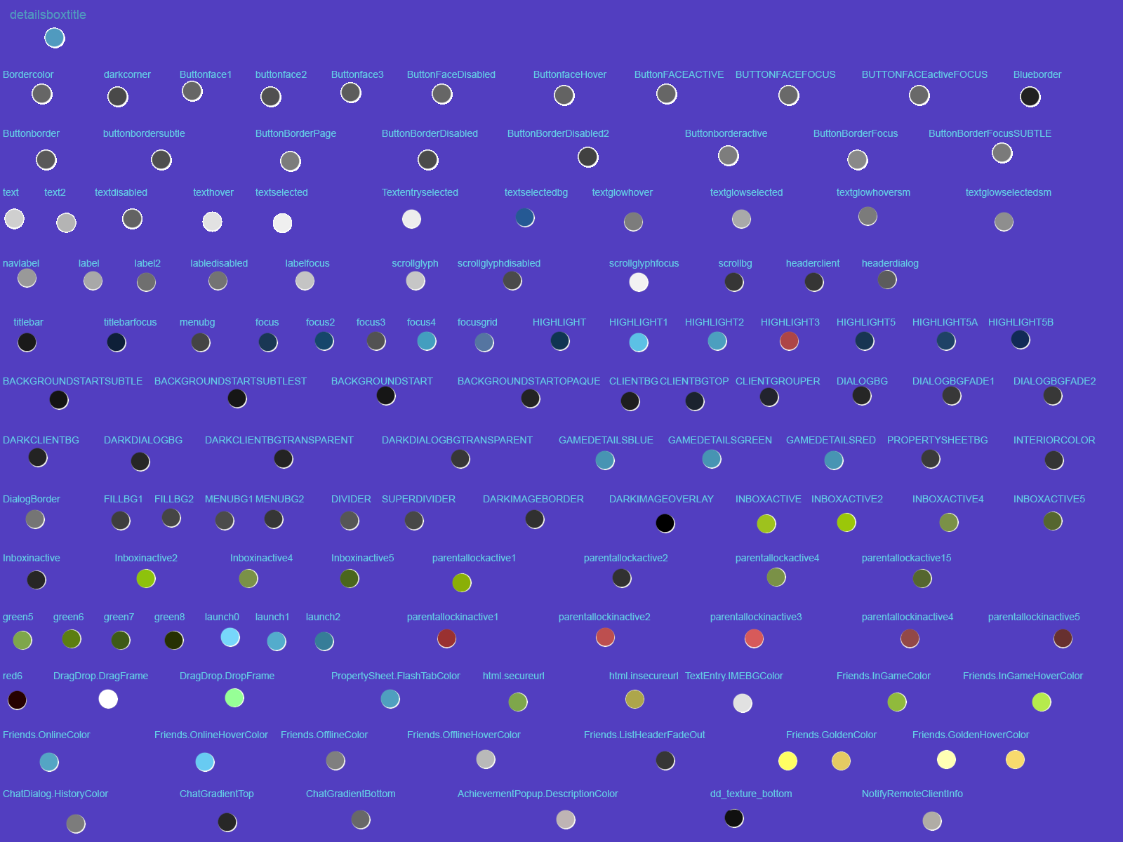 Steam Color Changes Reference Guide. by KRCH2R on DeviantArt