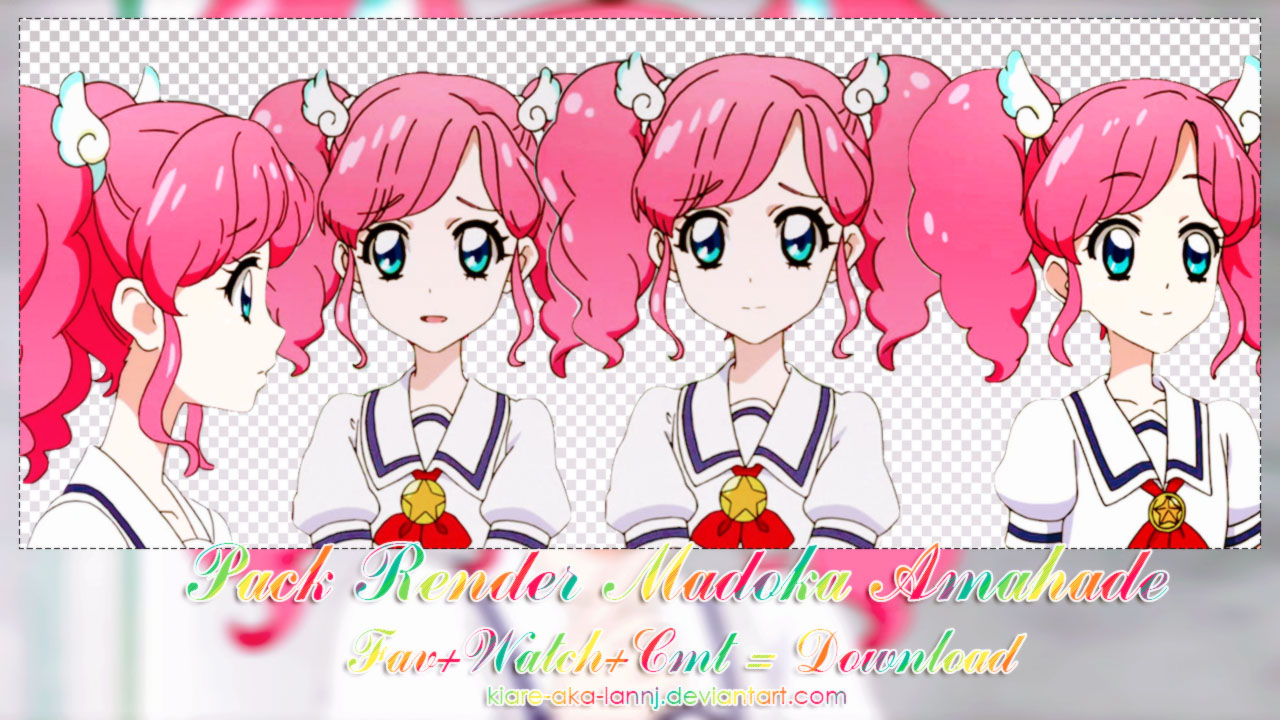 Pack #25 Render Madoka Amahade by Mianj-Fujitani on DeviantArt