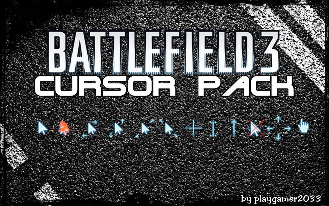 Battlefield 3 Cursor Pack by playgamer2033 on DeviantArt