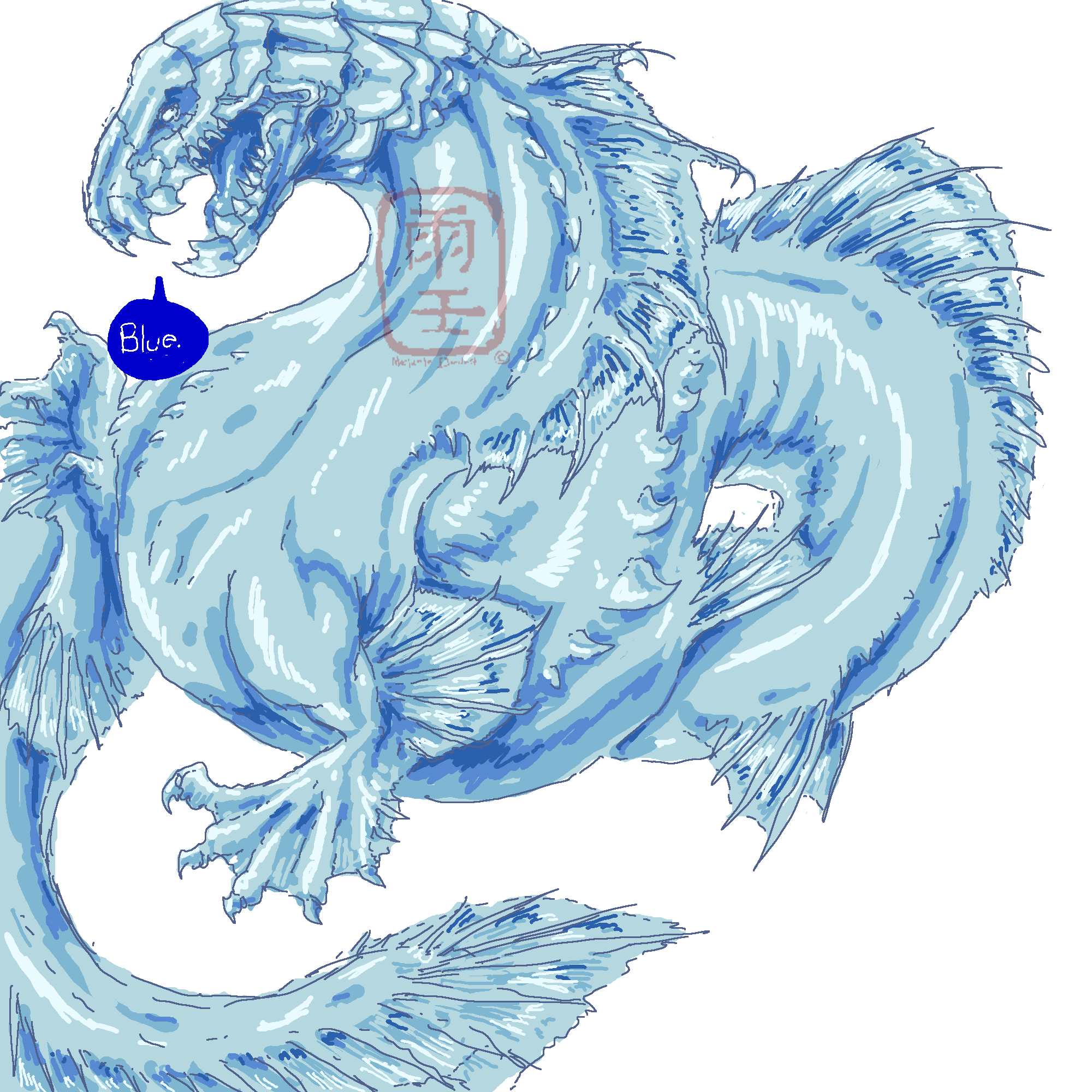 bluedragon by doehlert on DeviantArt