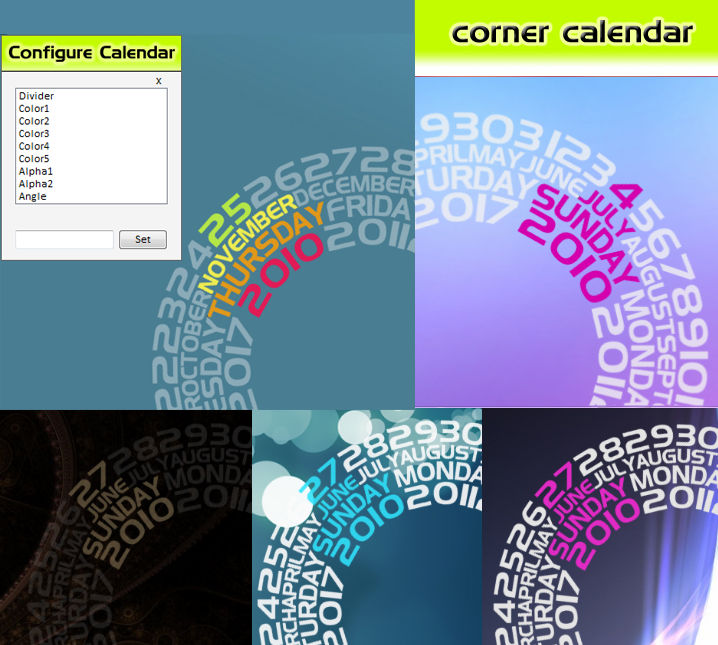 Corner Calendar v2.2 by FreakQuency85 on DeviantArt