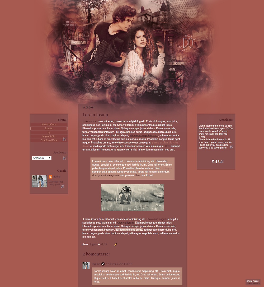 Template by InginiaXoXo on DeviantArt