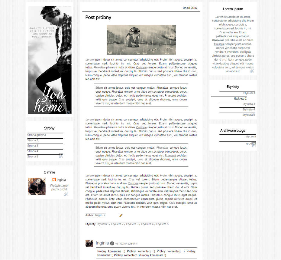 Template Harry Styles Simple by InginiaXoXo on DeviantArt