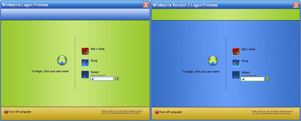 WinMatrix Logons by sevenalive on DeviantArt
