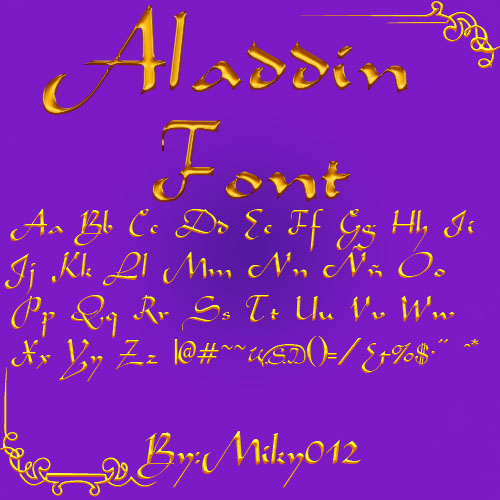 Aladdin Font