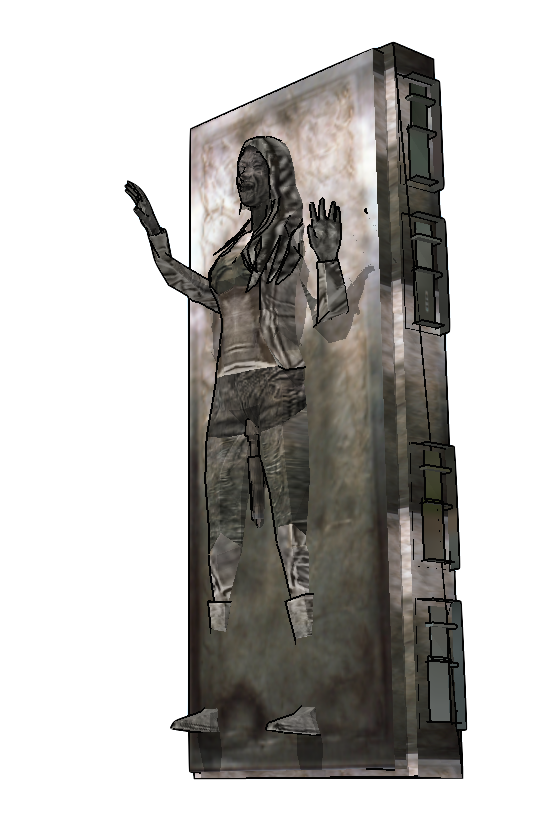 grace in carbonite by Cloudartistmaster on DeviantArt