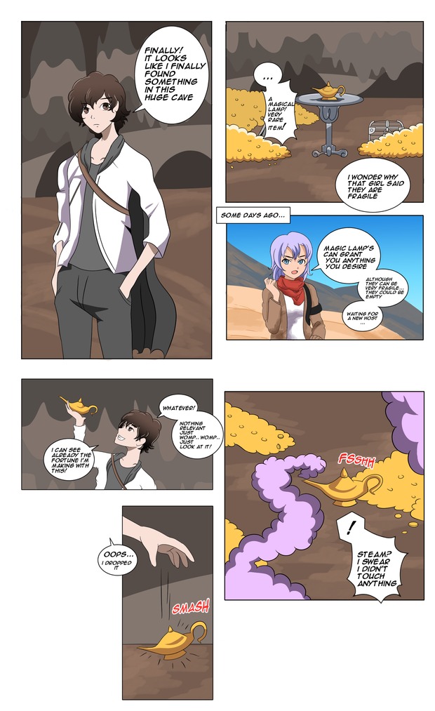 Genie's lamp TG/TF, Part 1 by Angelis23 on DeviantArt