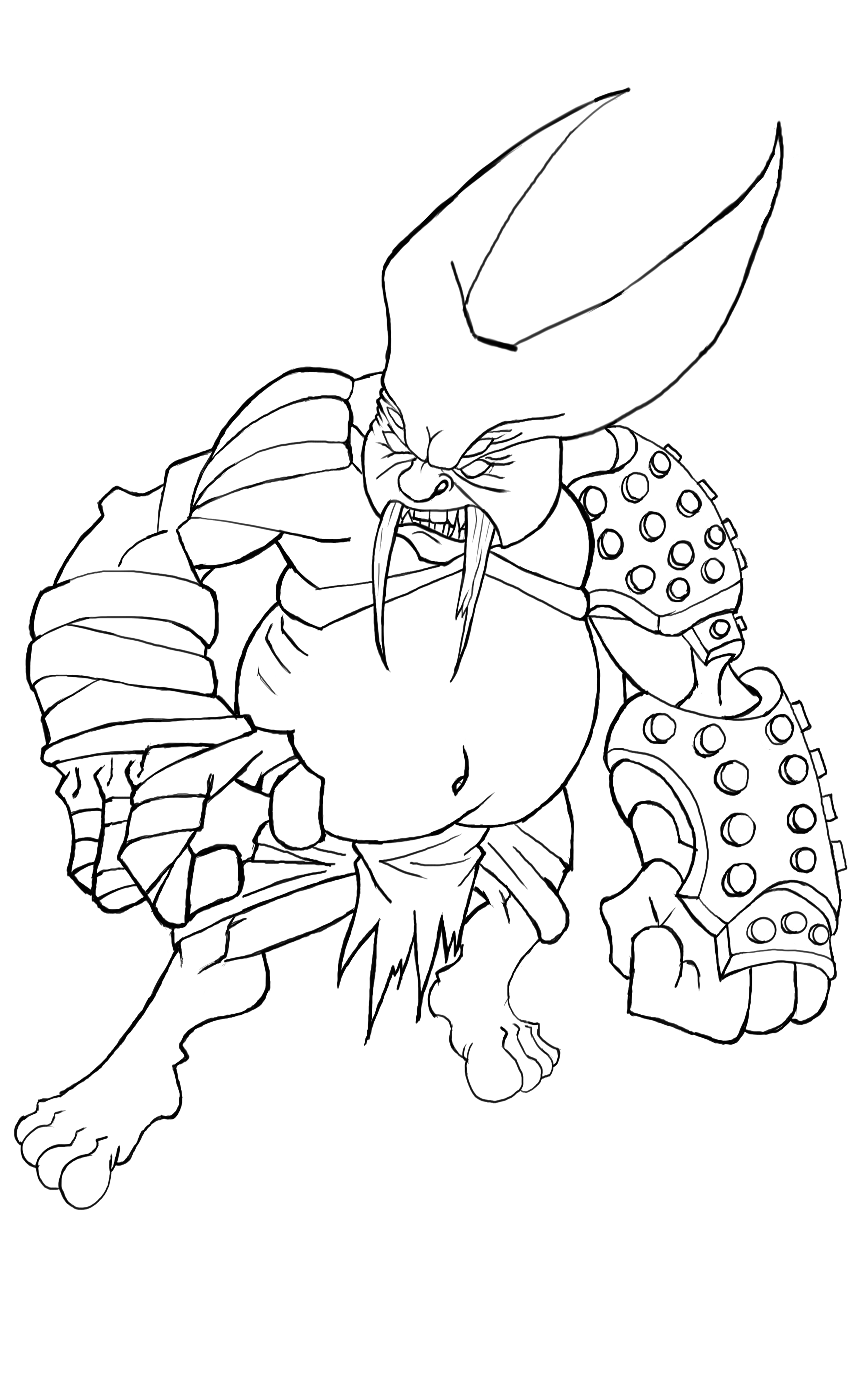 Fat demon by Nuobz on DeviantArt