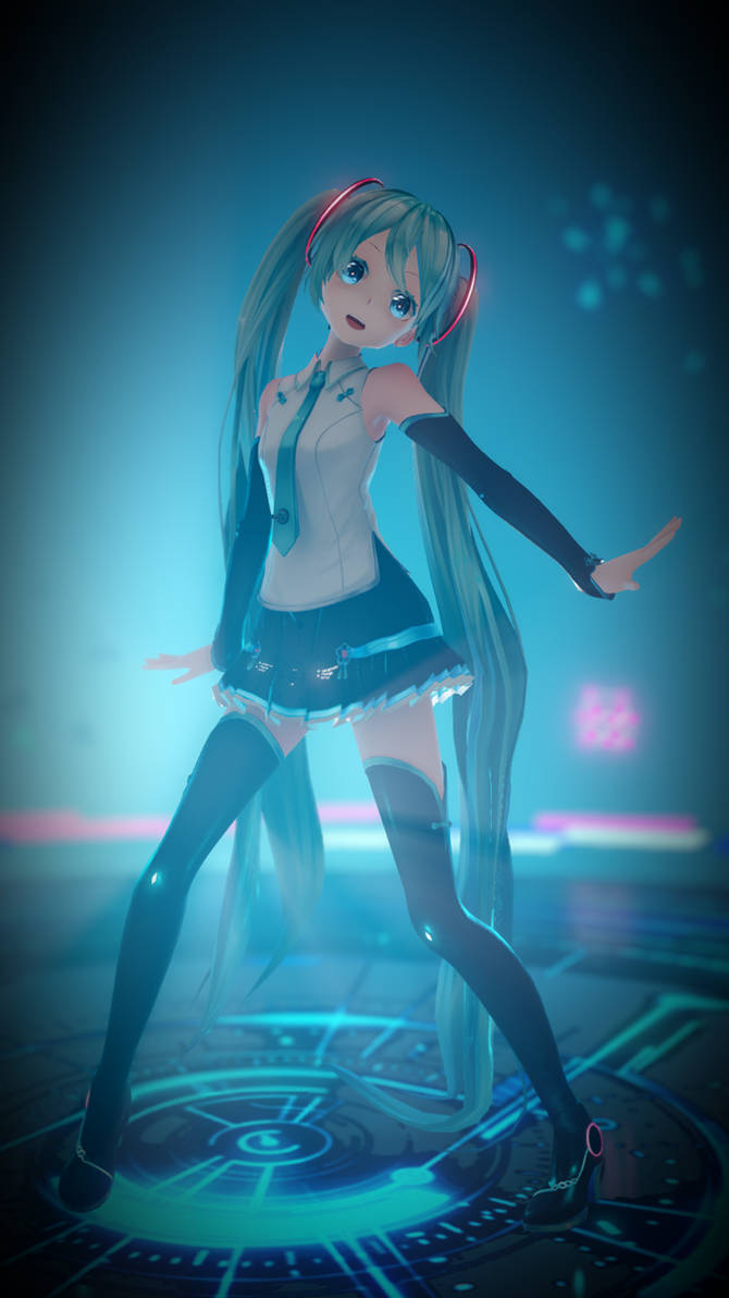 [MMD Model]Huaan V4C Miku[DL/Model for be] by Bananasteamedstuff on ...